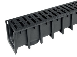 SABdrain Channel x 1m A15 Plastic Grate | Drainage Shop
