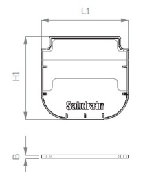 SABdrain Channel End Cap | Drainage Shop