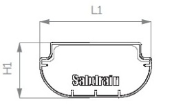 SABdrain Shallow Drainage End Cap | Drainage Shop