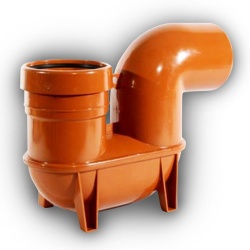 110mm Drainage Low Back P Trap | Drainage Shop