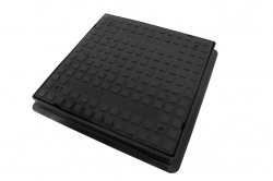450mm Diameter Round to Square PP Manhole Cover & Frame 35kn