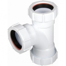 50mm Waste Compression Tee 90⁰ | Drainage Shop