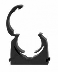 25mm Black MDPE Hinged Clip - Bag of 20 | Drainage Shop