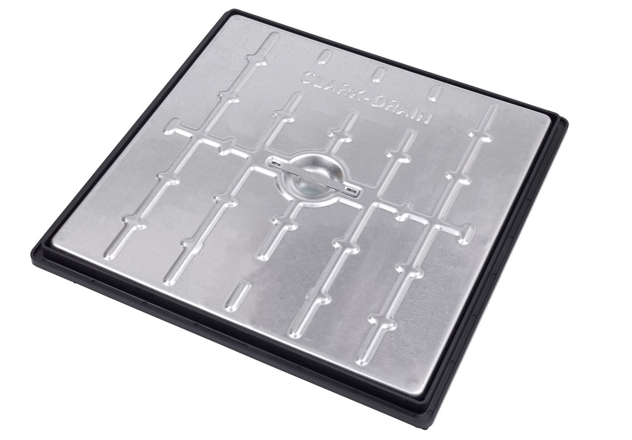 300mm x 300mm Steel Manhole Cover PP Frame