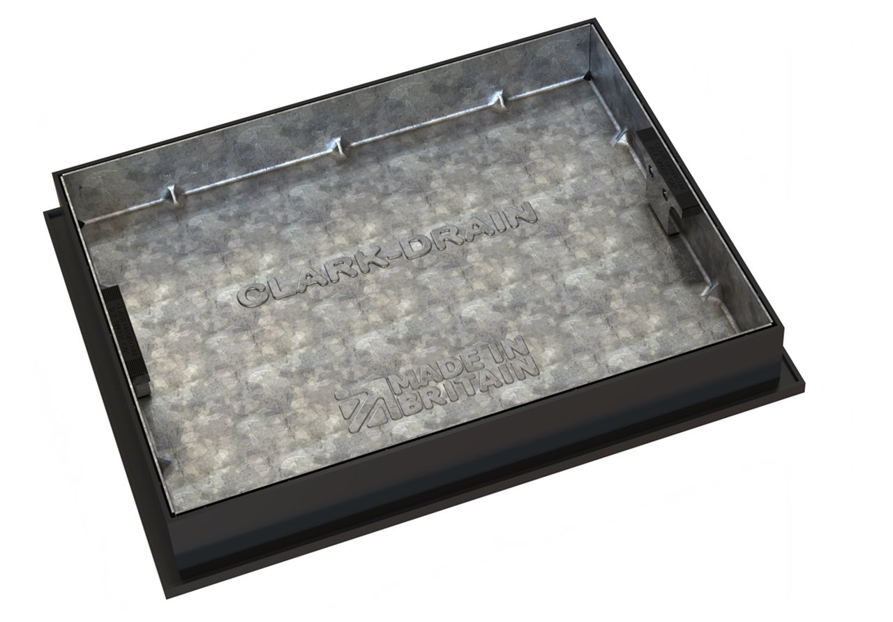 450mm Recessed Manhole Cover & Frame 80mm deep | Drainage Shop
