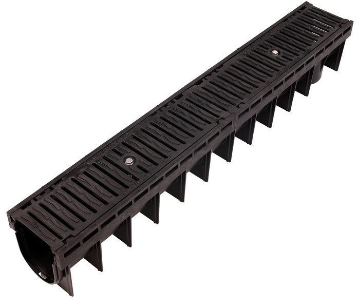25 Tonne Ductile Iron Grate Channel Drain x 1m CD 437 | Drainage Shop