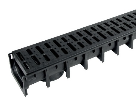 SABdrain Shallow Channel x 1m A15 Plastic Grate | Drainage Shop