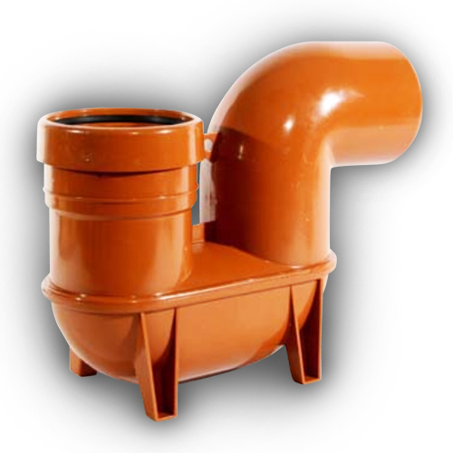 110mm Drainage Low Back P Trap | Drainage Shop