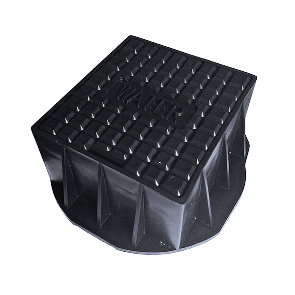 Stop Tap Box 185x190x75mm - Black Polypropylene | Drain Shop