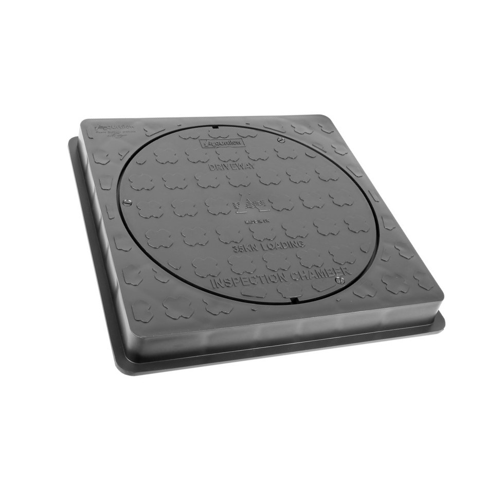 320mm Diameter Square Manhole Cover & Frame | Drainage Shop