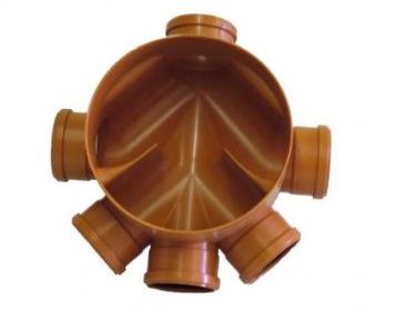 315mm dia Level Inlet Chamber Base 4 side Inlet (110mm)| Drainage Shop