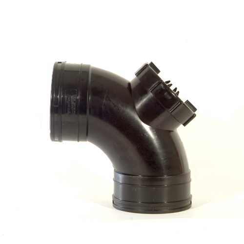 110mm 92.5˚ Access Bend Double Socket | Drainage Shop