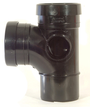 110mm 92.5° Double Socket Bossed Branch | Drainage Shop