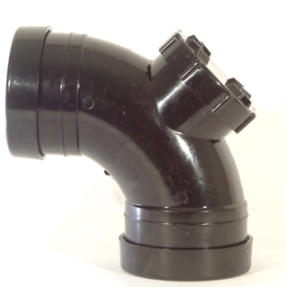 110mm 92.5° Access Bend D/S | Drainage Shop