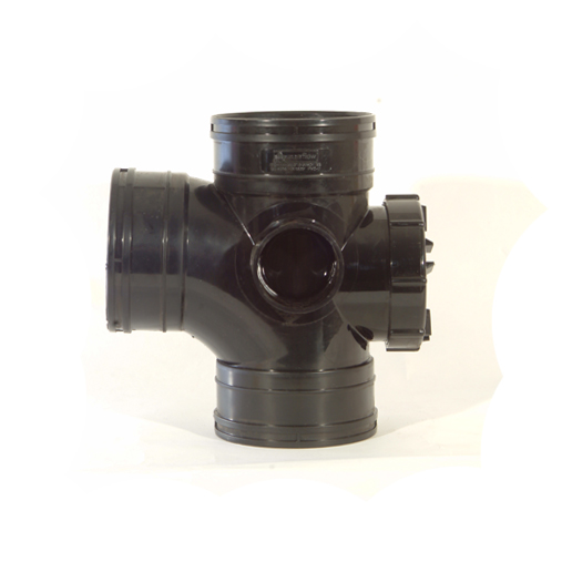 110mm 92.5˚ Access Branch Triple Socket | Drainage Shop