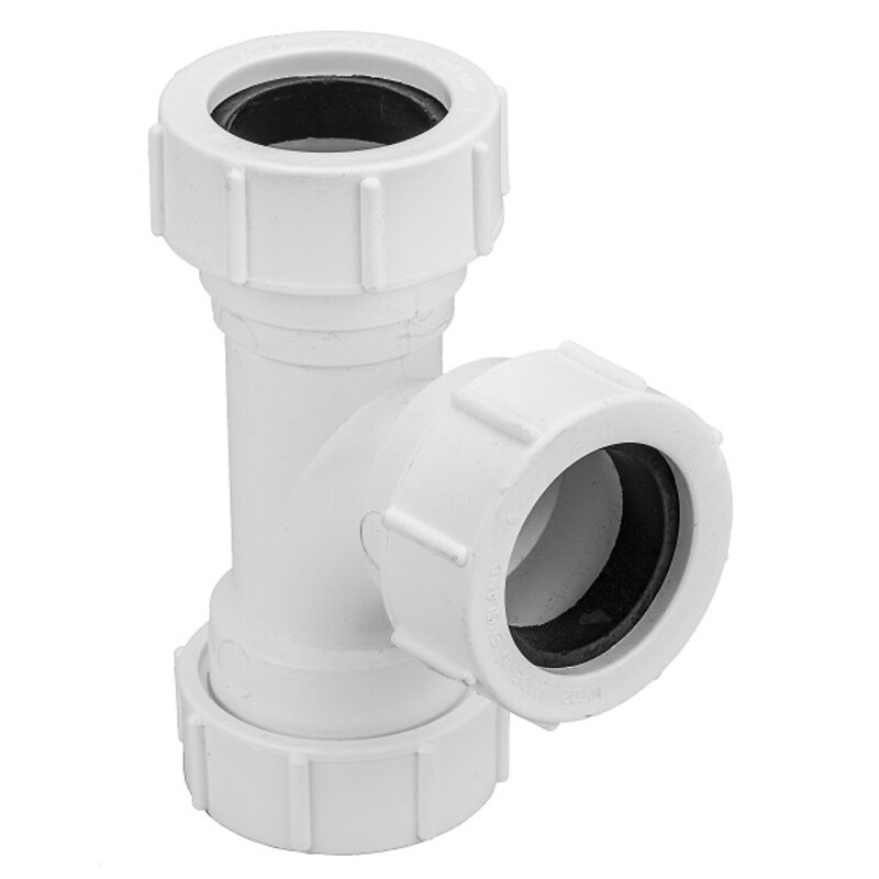 50mm Waste Compression Tee 90⁰ | Drainage Shop