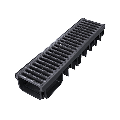 XDrain 130/80 C250 Drainage Channel x 500mm Iron Grate