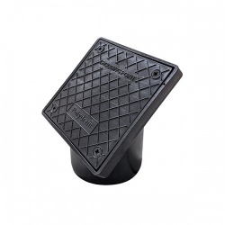 110mm Square Rodding Eye - Plastic | Drainage Shop